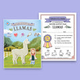 Nature, Gratitude, Mindset - Llamas Activity Pack (Ages 4+) – Gumboot Kids